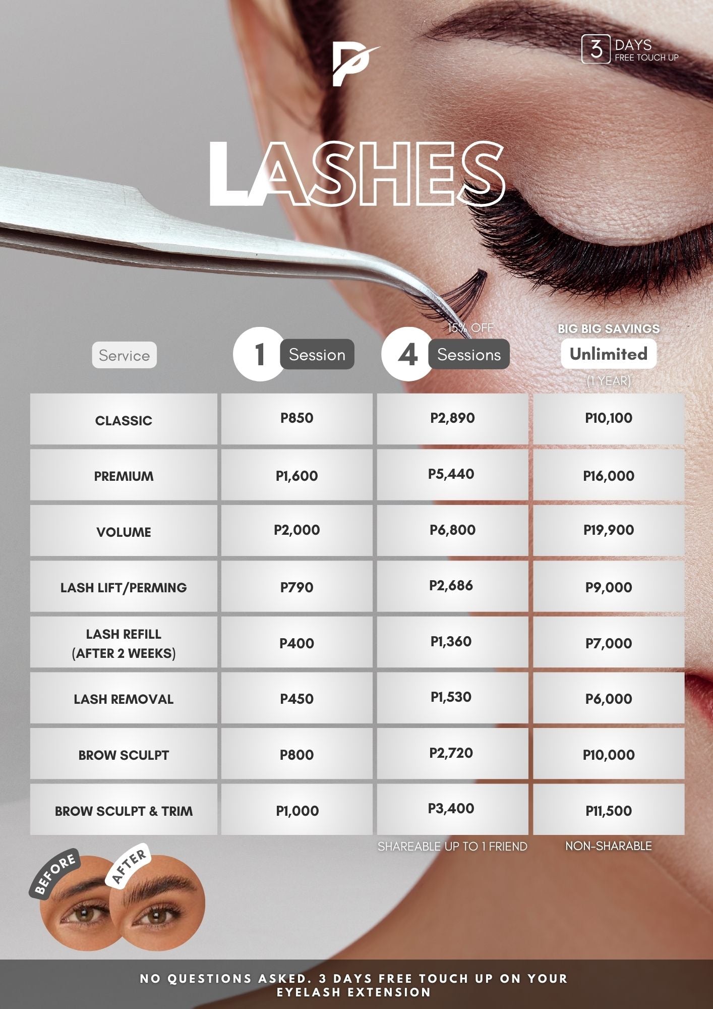 Menu & Prices (PH) – Pink Parlour